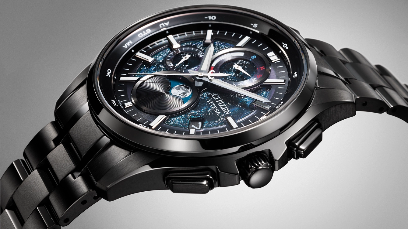 ATTESA HAKUTO-R Blue Dial Super Titanium with DLC Coating ATTESA HAKUTO-R Blue Dial Super Titanium with DLC Coating